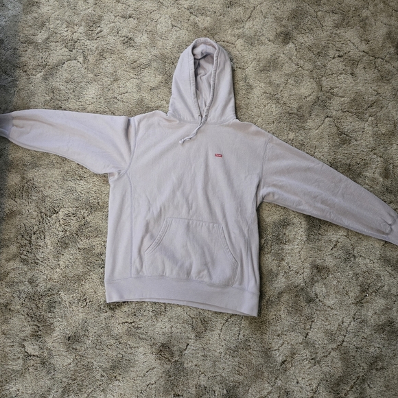 Supreme | Shirts | Supreme Small Box Logo Ash Beige | Poshmark
